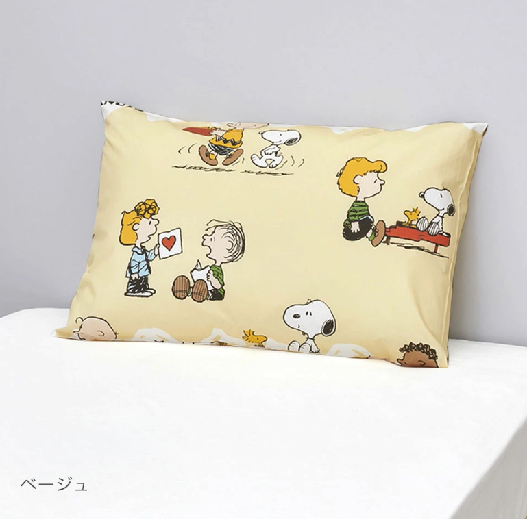 nishikawa x PEANUTS/SNOOPY 史努比與花生米幫 信封式枕頭套